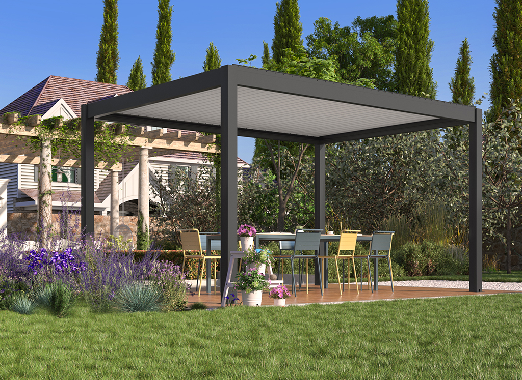 Pergola ZEPHIR Autoport e 4x3 M Bioclimatique Motoris e Pergola Pergola ZEPHIR Autoport e 4x3 M Bioclimatique Motoris e Pergola