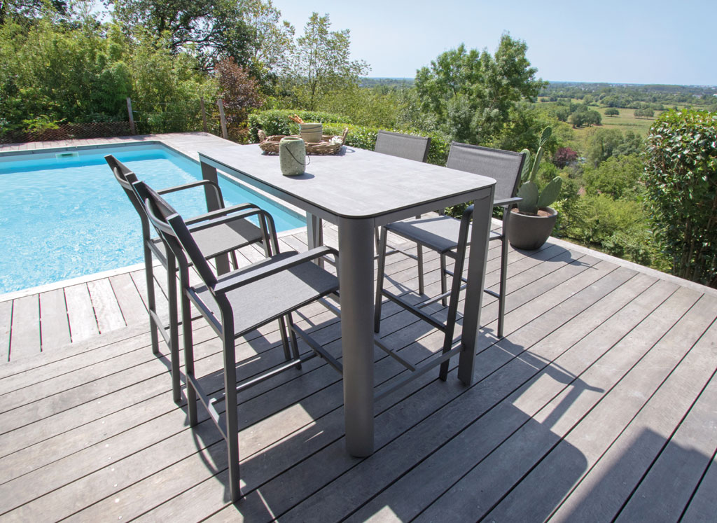 Table Eole haute 150x75 - Océo - Table - Tesa Garden